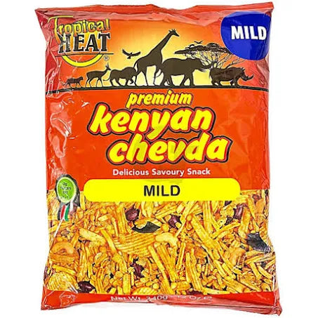 Tropical Heat Kenyan Chevda Mild 340g | Mild Savoury Snack Mix – Grocery Wala