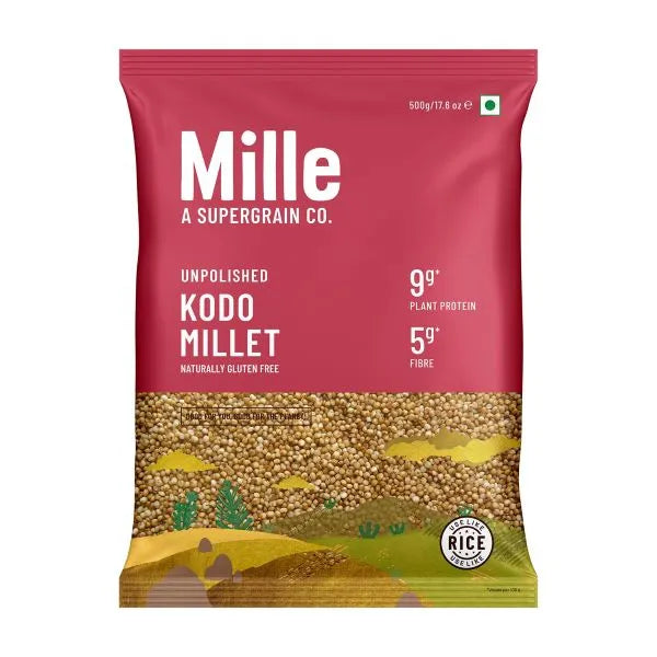 Mille Kodo Millet 500g | Whole Varagu Grain | Grocerywala UK – Grocery Wala