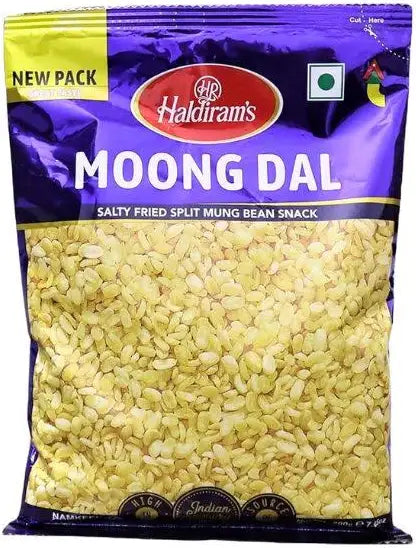 Haldiram Moong Dal 200g | Crunchy Split Mung Bean Snack – Grocery Wala