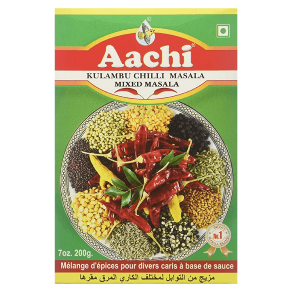 Aachi Kulambu Chilly Masala 160g | Authentic Tamil Curry Spice | Buy ...