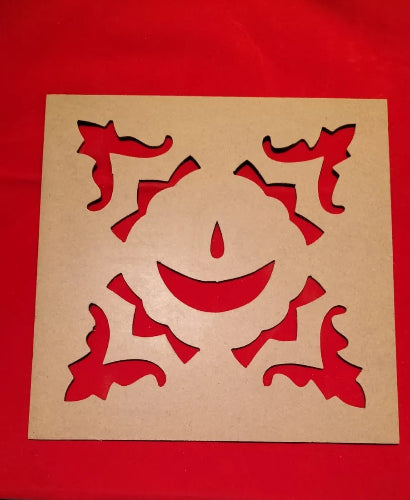 Diya Stencil – Grocery Wala