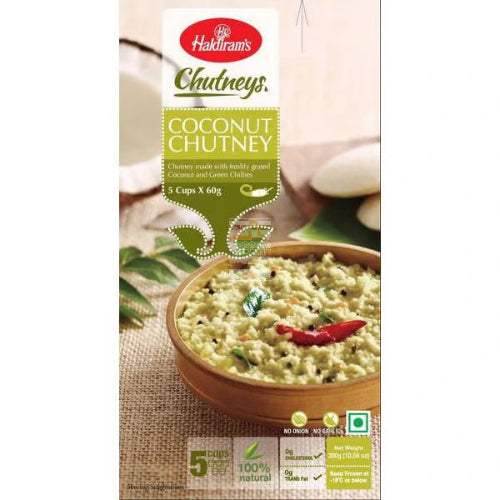 Haldirams Frozen Coconut Chutney 300g | South Indian Style – Grocery Wala