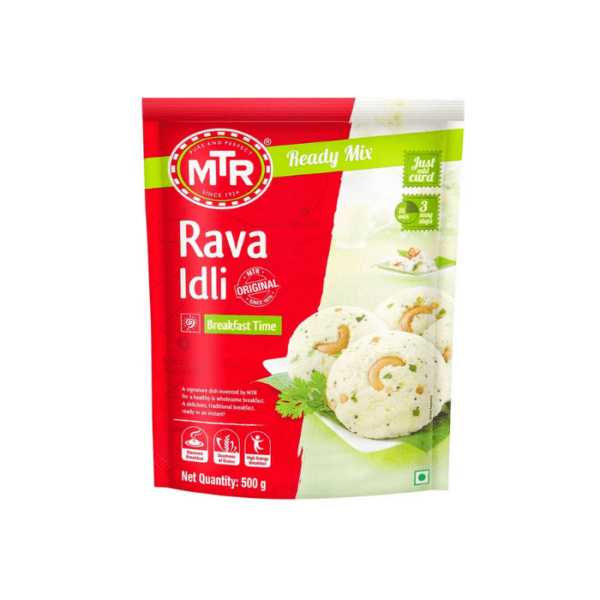 MTR Rava Idli Mix 500g | Instant Semolina Steamed Idlis – Grocery Wala