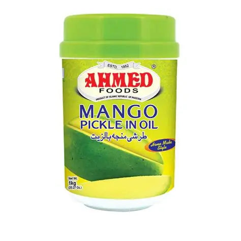 Buy Ahmed Pickle Mango 1kg | Family Size Pakistani Achar UK – Grocery Wala