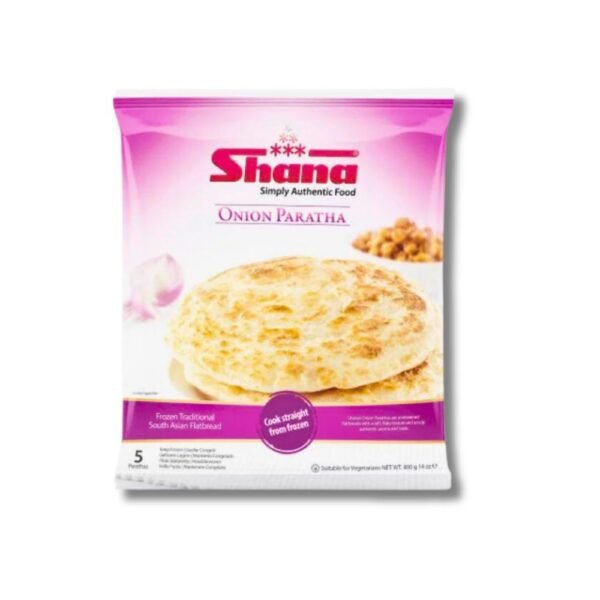 Shana Paratha Onion 5X 400G - Quality Frozen Indian Breads – Grocery Wala