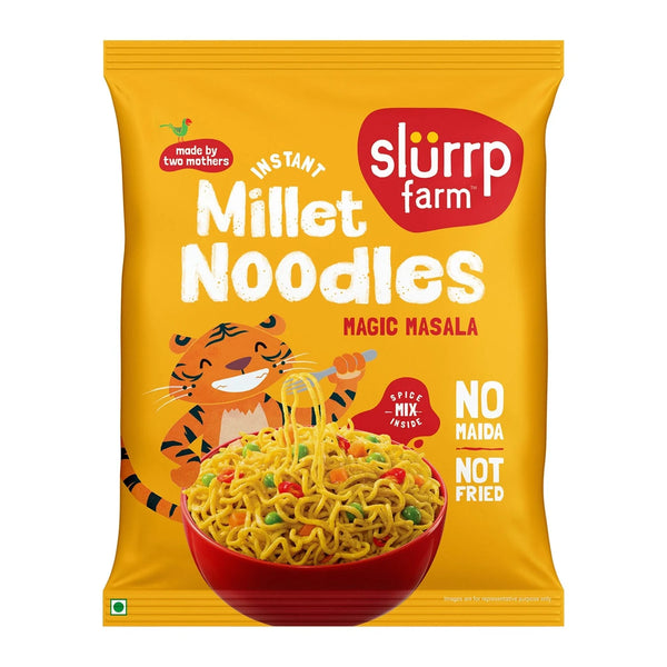 Slurrp Farm Millet Noodles 57g (Magic Masala) – Grocery Wala