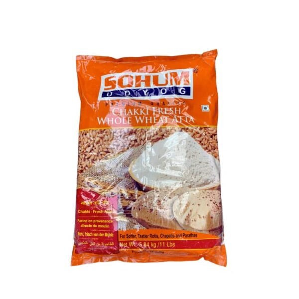 Sohum Chakki Atta 5kg – Grocery Wala
