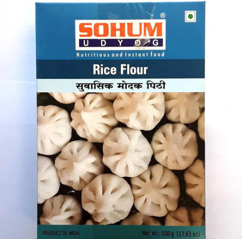 Buy Sohum Modak Rice Flour 500g | Fine Ground Flour for Indian Sweets ...