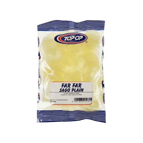 Topop Far Far Sago Plain 200G – Grocery Wala