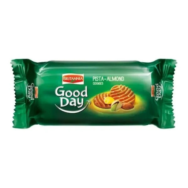 Britannia Good Day Pista-Almond 72g | Nut-Rich Buttery Cookies ...