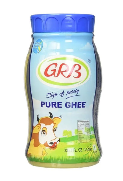 GRB Pure Ghee 1L | Premium South Indian Ghee UK – Grocery Wala