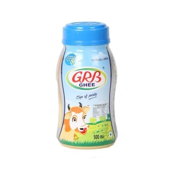GRB Pure Ghee 500ml | Premium South Indian Ghee UK – Grocery Wala