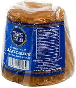 Buy Heera Jaggery 900g | Traditional Indian Unrefined Sugar Block ...