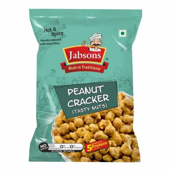 Jabsons Peanut Cracker Sing Bhujia 140g | Spiced Crunchy Snack ...