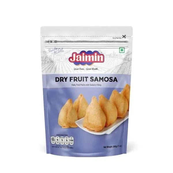 Jaimin Dry Fruit Samosa 200g | Rich Flaky Festive Snack – Grocery Wala