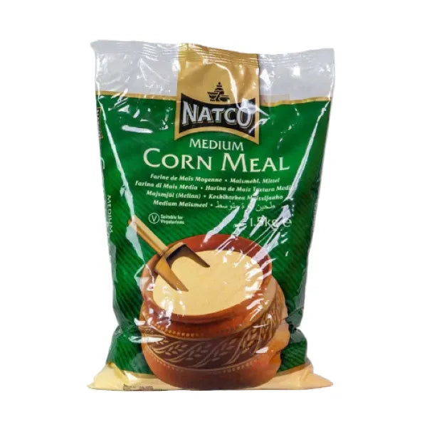 Buy Natco Cornmeal Medium Makki Atta 1.5kg | Gluten-Free UK – Grocery Wala
