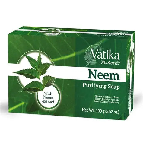 Vatika Naturals Neem Soap - 100g – Grocery Wala