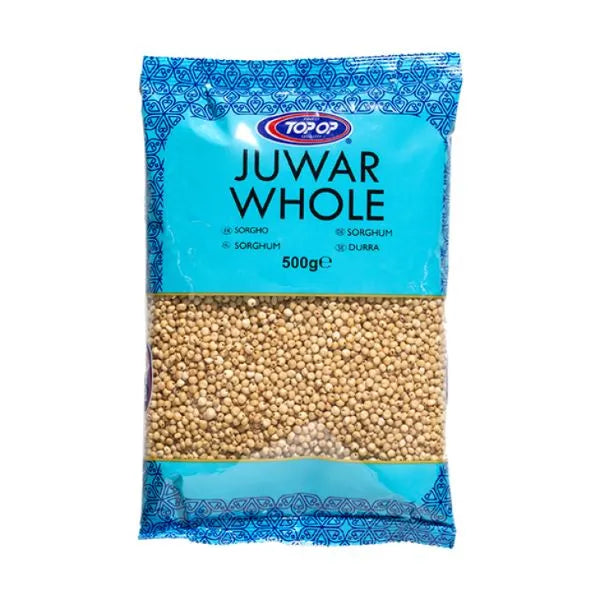 Topop Sorgum Whole (Juwar) 500g | Whole Jowar Grain | Grocerywala UK ...