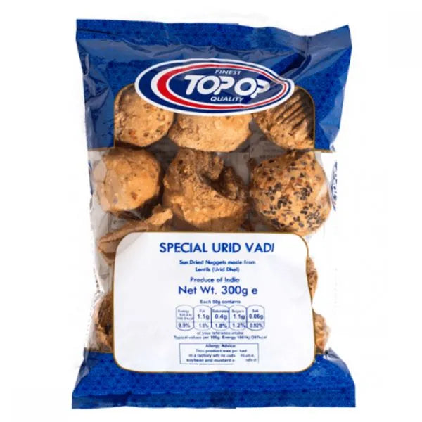 Topop Urad Vadi Special 300g – Grocery Wala