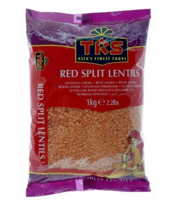 TRS Red Split Lentils Masoor Dal 1kg – Grocery Wala